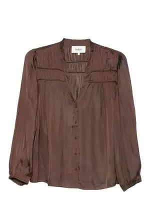 Ba&sh V-neck Blouse - Brown