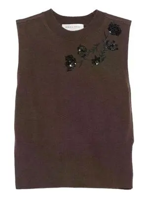 ERMANNO FIRENZE Sequin-Embellished Sleeveless Top