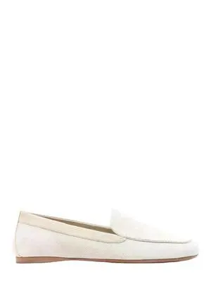 Khaite Textured Loafers - White