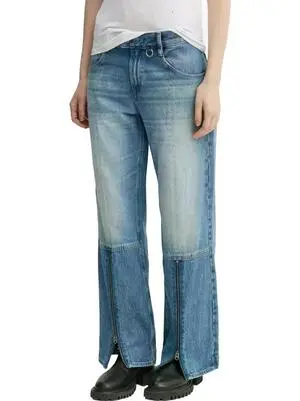 G-STAR RAW Zip-Hem Straight Leg Jeans