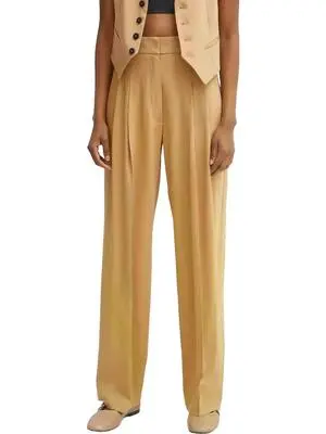 FORTE_FORTE Pleated Trousers - Neutrals