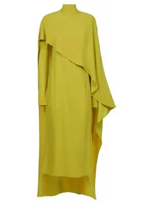 TALLER MARMO Carrington Draped Midi Dress - Green