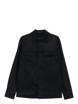 Incotex Chest-pocket Button Shirt - Blue