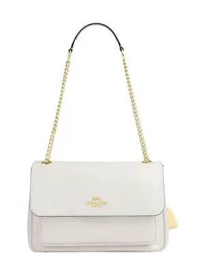 COACH® Elodie Crossbody Bag - Crinkle Leather/gold/chalk