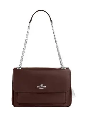COACH OUTLET Elodie Crossbody Bag In Smooth Leather - Silver/maple