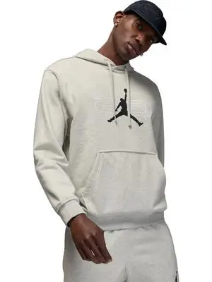 JORDAN Sport Crossover Fleece Pullover Hoodie - Grey