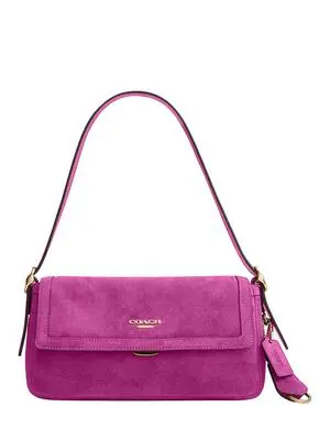 COACH OUTLET Etta Flap Shoulder Bag - Im/magenta
