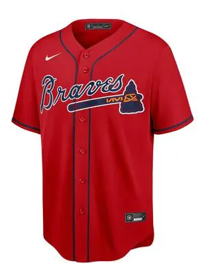 Nike Mlb Atlanta Braves Replica Baseball Jersey - Red