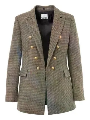WEILL Checked Blazer - Brown