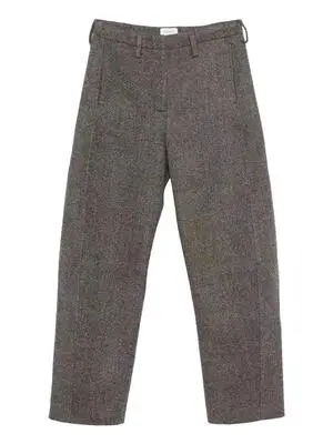 Magda Butrym Herringbone Trousers - Grey