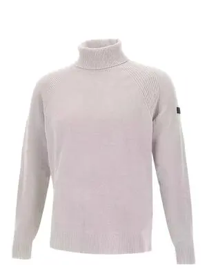 RRD Ribbed Turtleneck Sweater - Neutrals