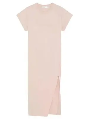 IRO PARIS Side Slit Midi Dress - Pin29 Blush Pink