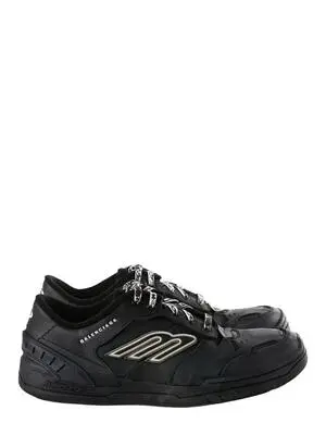 Balenciaga Hamptons Worn-out Sneakers - Black