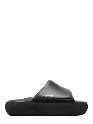 GOLDEN GOOSE Space-star Slides - Black