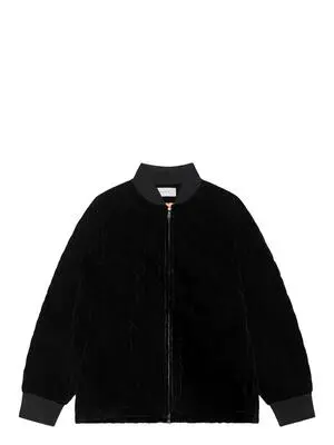 Malìparmi Quilted-effect Bomber Jacket - Black