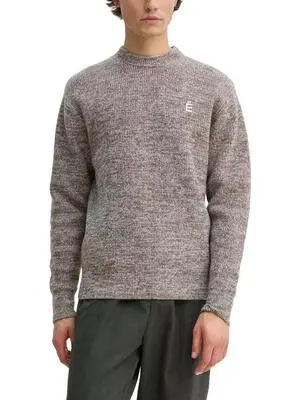 ÉTUDES STUDIO Logo Crew-neck Sweater - Brown
