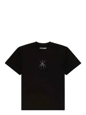 SP5DER Spider-embellished T-shirt Black