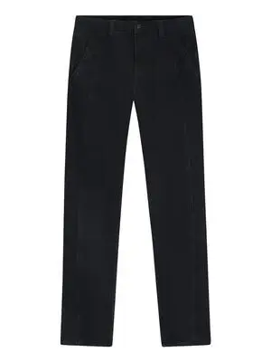 BOSS Paneled Straight Leg Jeans - Black