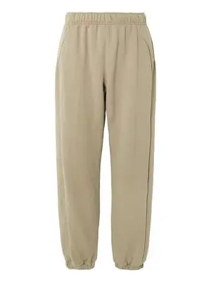 Lululemon Scuba Mid-Rise Cotton-Blend Jersey Track Pants Beige