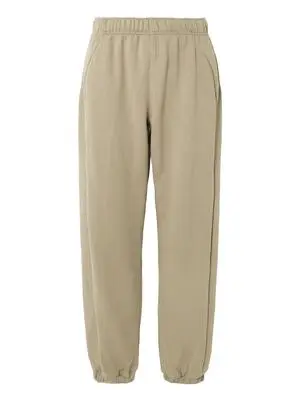 Lululemon Scuba Mid-rise Cotton-blend Jersey Track Pants - Neutrals