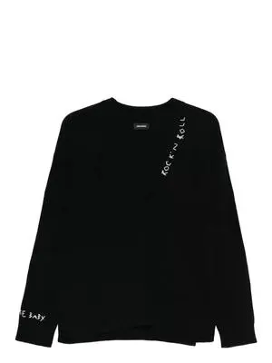 Zadig&Voltaire Mirkyz Long Sleeve Sweater Black