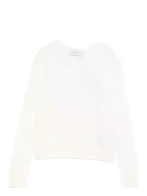 ERMANNO FIRENZE Crew Neck Sweater - White