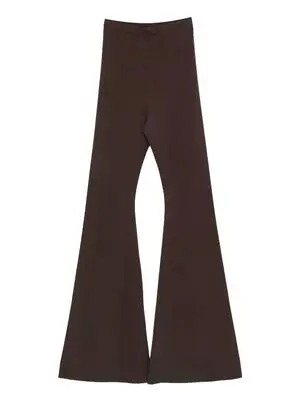 Rick Owens High-rise Flared Trousers - Brown