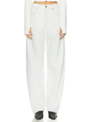 GRLFRND Noa Engineer Jeans - White Cloud
