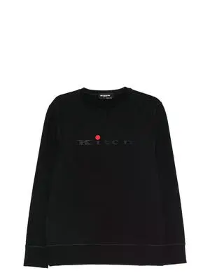 Kiton Logo-detailing Sweatshirt - Black