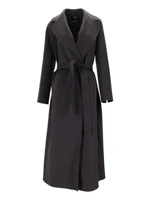 Max Mara Virgin Wool Coat - Grigio Scuro