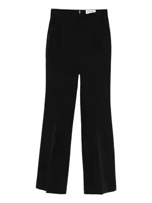 ERMANNO FIRENZE Straight-leg Trousers - Black