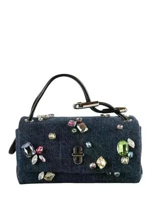 Marc Jacobs Embellished Top Handle Tote Bag - Blue