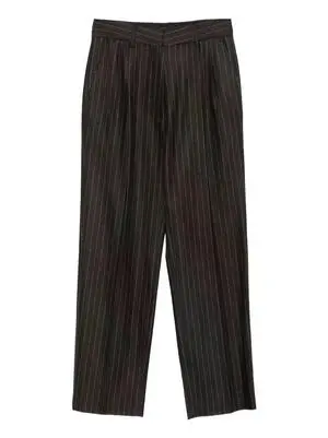 BLAZÉ MILANO Striped Pants - Brown