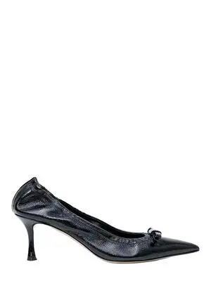 N°21 60mm Bow-tie Pumps - Black