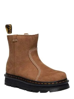 Dr. Martens Zebzag Rigger Warm Lined Ankle Boots - Brown