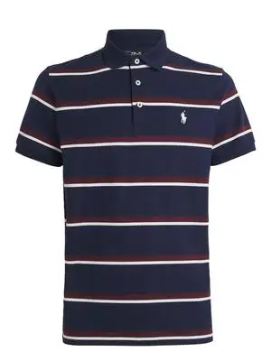 Rlx Ralph Lauren Cotton-blend Tailored Performance Polo Shirt - Navy