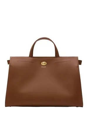 Burberry Medium Calfskin Cotswolds Tote Bag - Brown