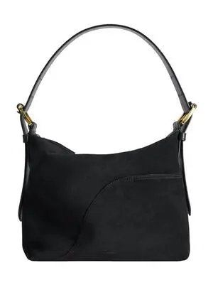 ATP ATELIER Bassanina Suede And Leather Mini Tote Bag - Black