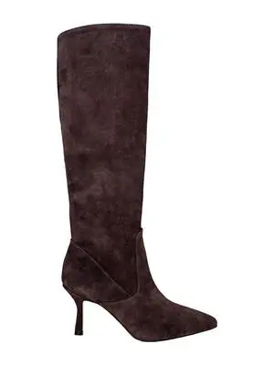 L'Agence Marya Knee-high Boots - Dark Brown Suede