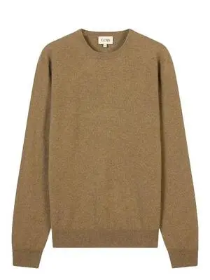 GOBI MONGOLIAN CASHMERE Essential Crewneck Cashmere Sweater - Aloe