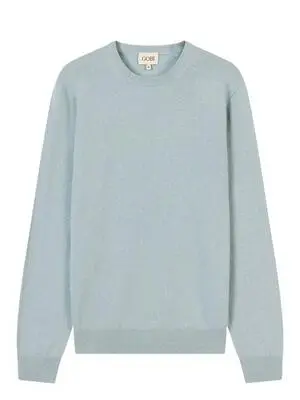 GOBI MONGOLIAN CASHMERE Essential Crewneck Cashmere Sweater - Sky Blue