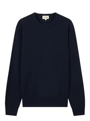 Gobi Cashmere GOBI CASHMERE Essential Crewneck Cashmere Sweater Total Eclipse