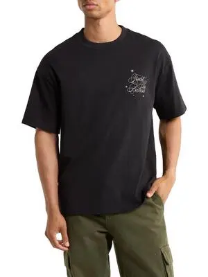 PACSUN Trust The Process Graphic T-shirt - Black