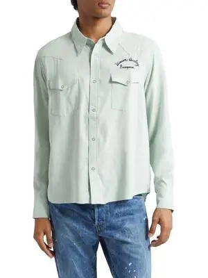 Visvim Four Corners Western Shirt - Light Green