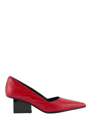 United Nude Raila Pump - Crimson