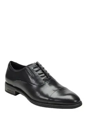 KENNETH COLE Tully Cap Toe Oxford - Black/black