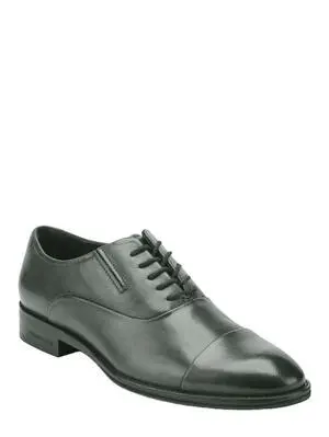 KENNETH COLE Tully Cap Toe Oxford - Charcoal/black