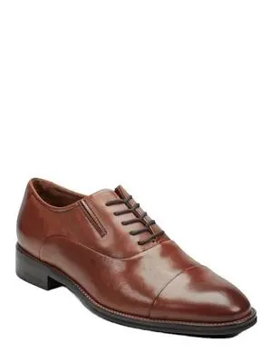 KENNETH COLE Tully Cap Toe Oxford - Cognac/dark Brown