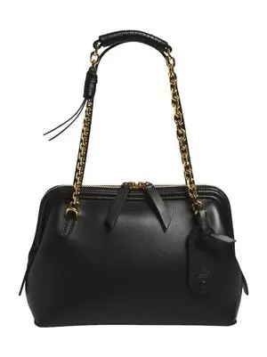 Etro Small Doctor Leather Shoulder Bag - Black N0000