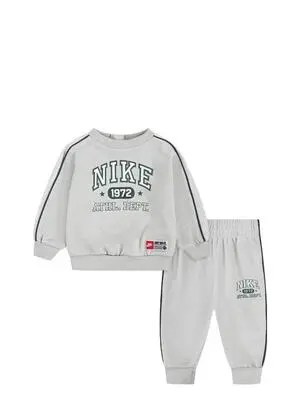 Nike Essential Fleece Sweatshirt And Joggers Set - Light Bone